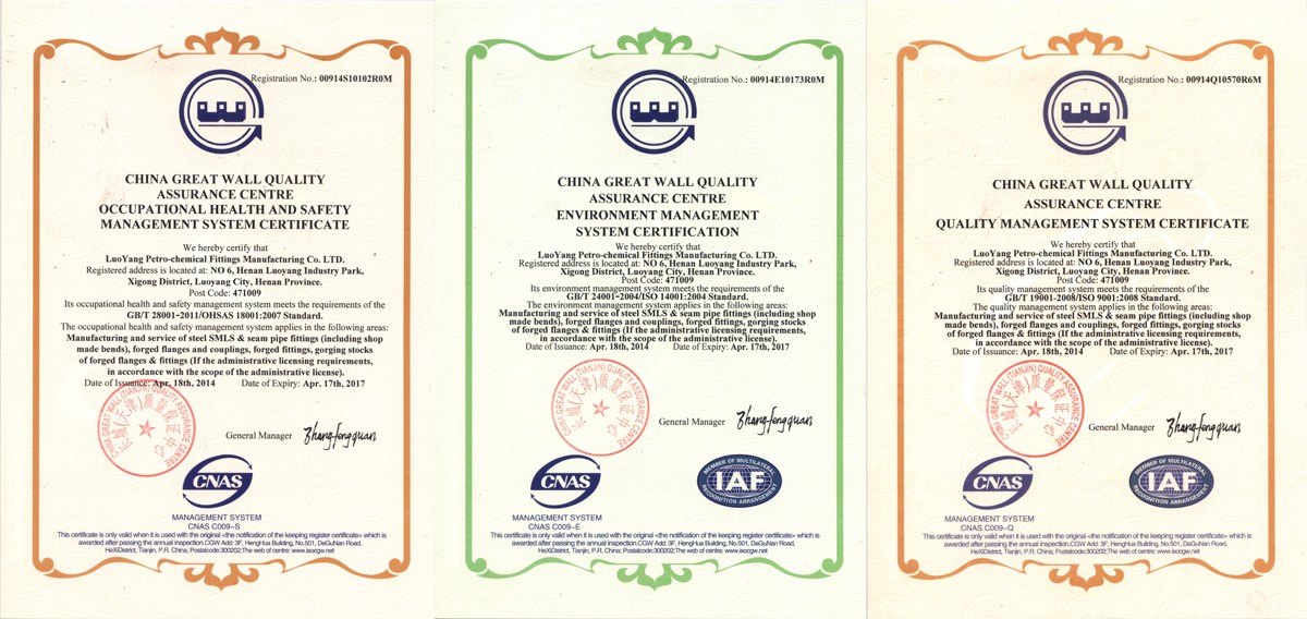 LuoYang Petro-chemical Fittings Manufacturing Co.,LTD